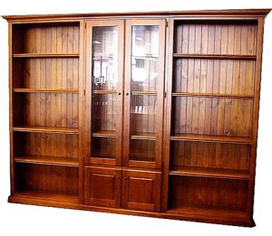 Solid Timber Library | Natural Timber Decor